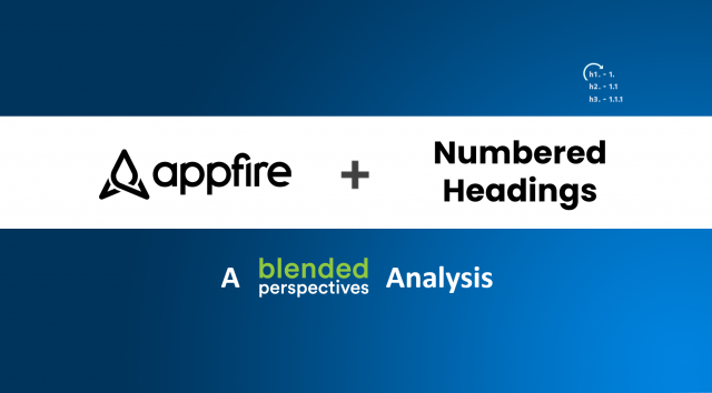 Appfire + Numbered Headings | Contegix